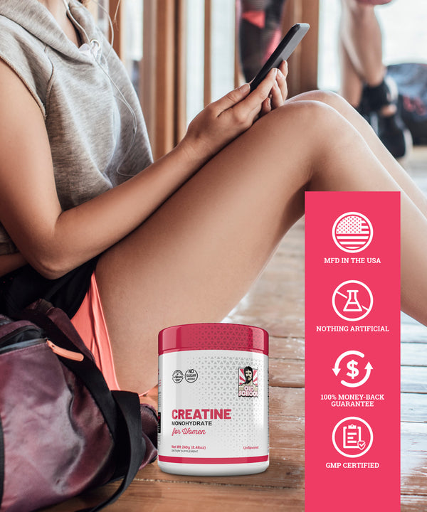 Creatine Monohydrate for Women with Collagen & BCAA | Old School Labs™